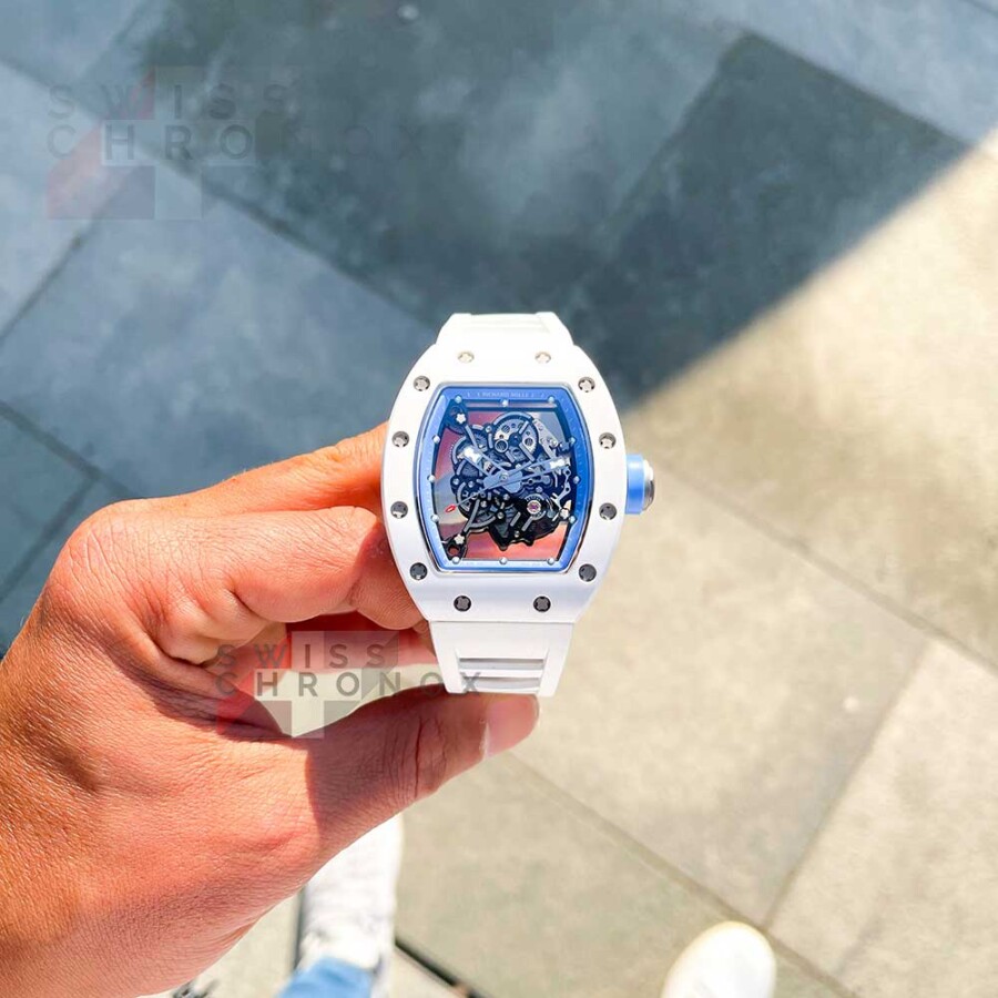 Richard Mille RM055 Bubba Watson White Ceramic