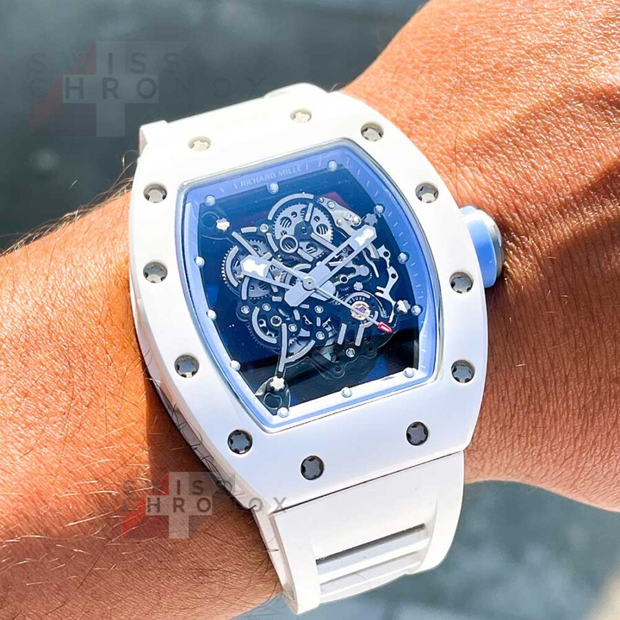 Richard Mille RM055 Bubba Watson White Ceramic