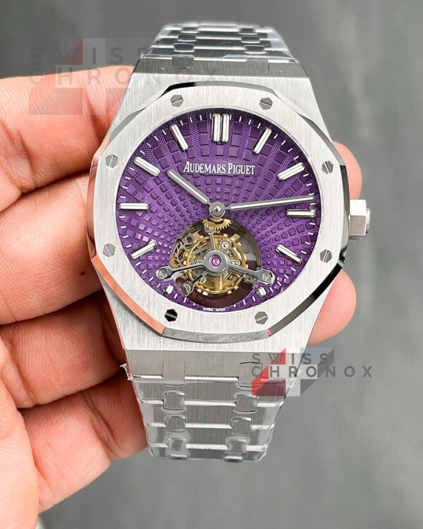 Audemars Piguet Royal Oak Extra Thin Tourbillon Purple Dial