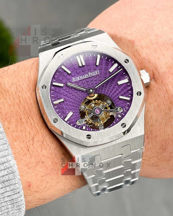 Audemars Piguet Royal Oak Extra Thin Tourbillon Purple Dial
